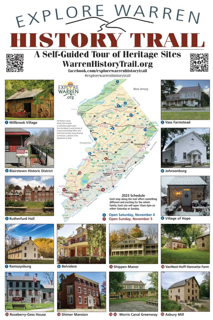 History Trail Map | Explore Warren History Trail